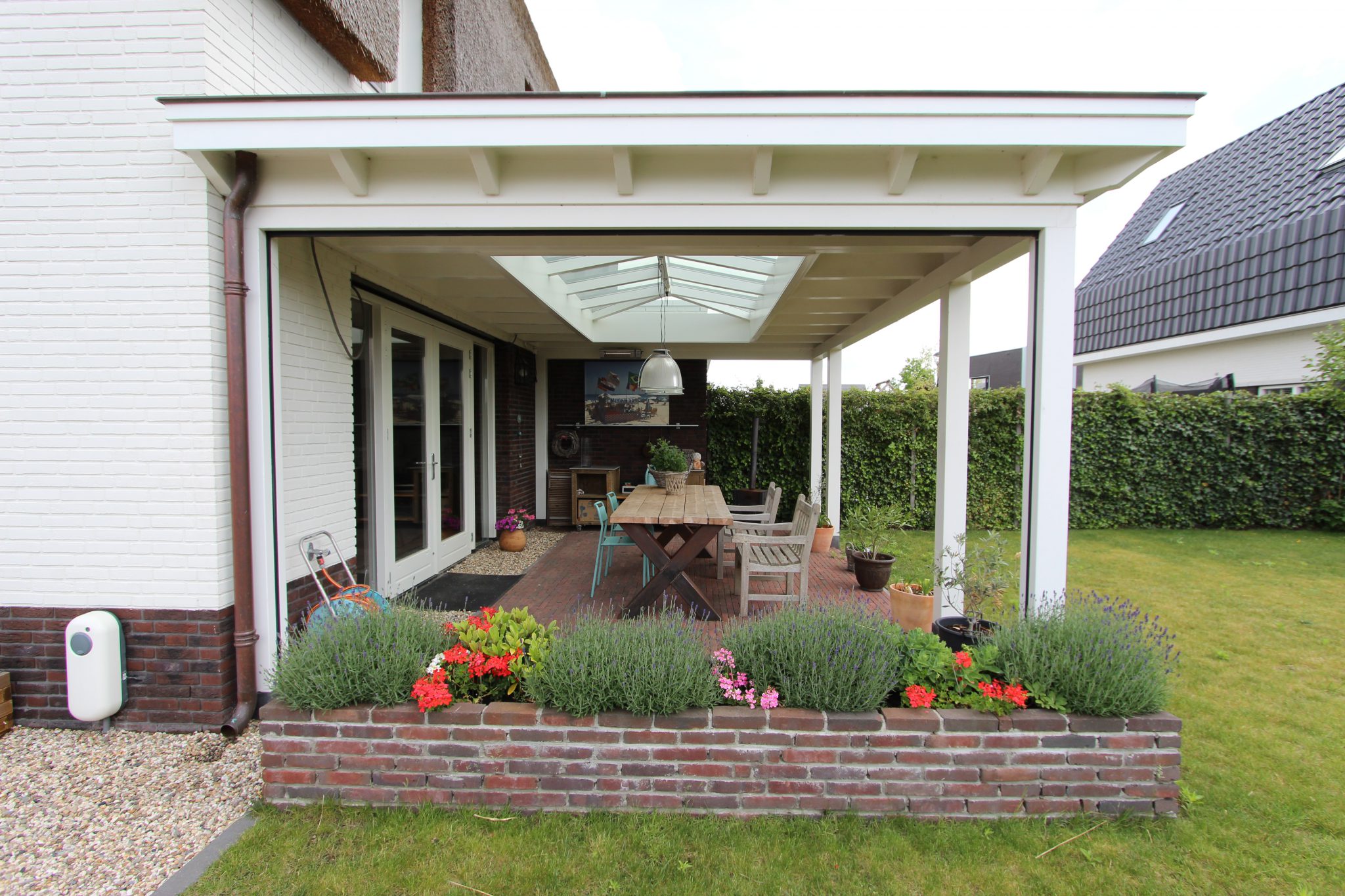 Moderne veranda met lichtstraat te Blaricum | De VerandaSpecialist